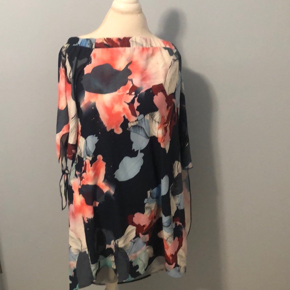 Bar III | Dresses | Bar Iii Off The Shoulder Floral Dress | Poshmark